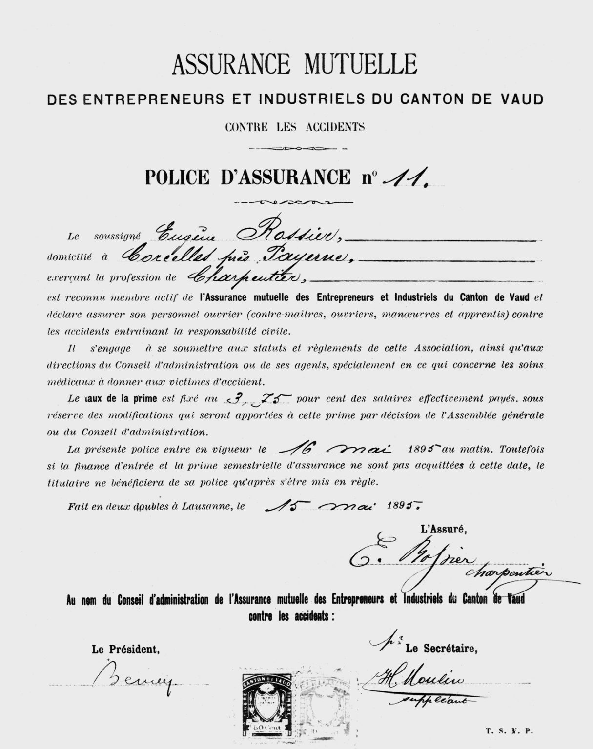 125 ans d’histoire - Vaudoise Assurances Bienvenue dans notre histoire